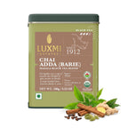 Luxmi Estates organic black tea tin