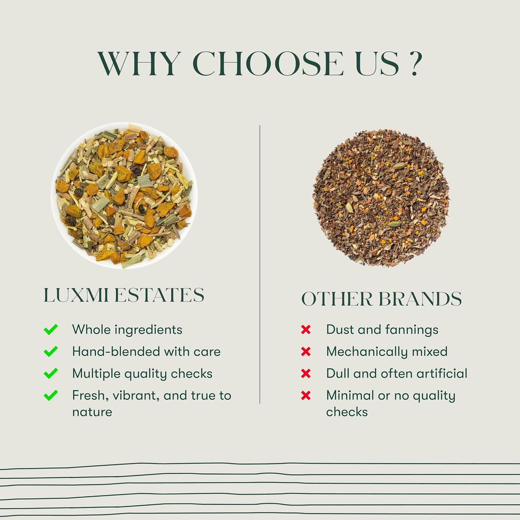 Luxmi Estates organic herbal tea blend