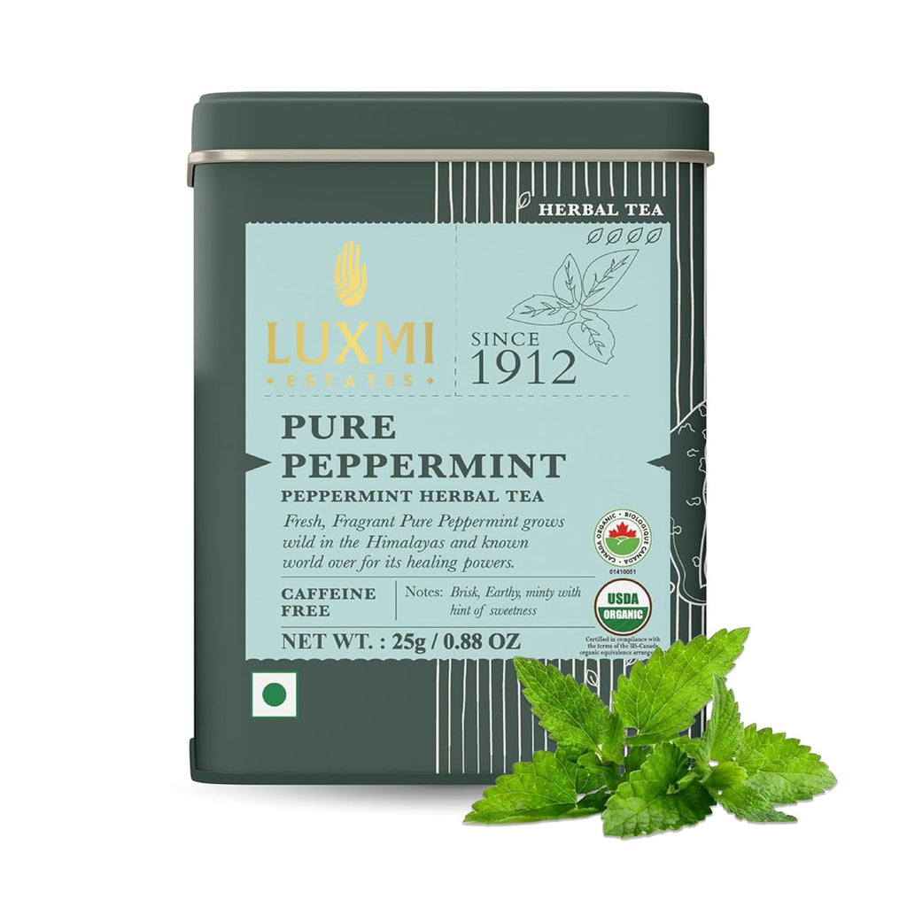 Luxmi Estates peppermint herbal tea