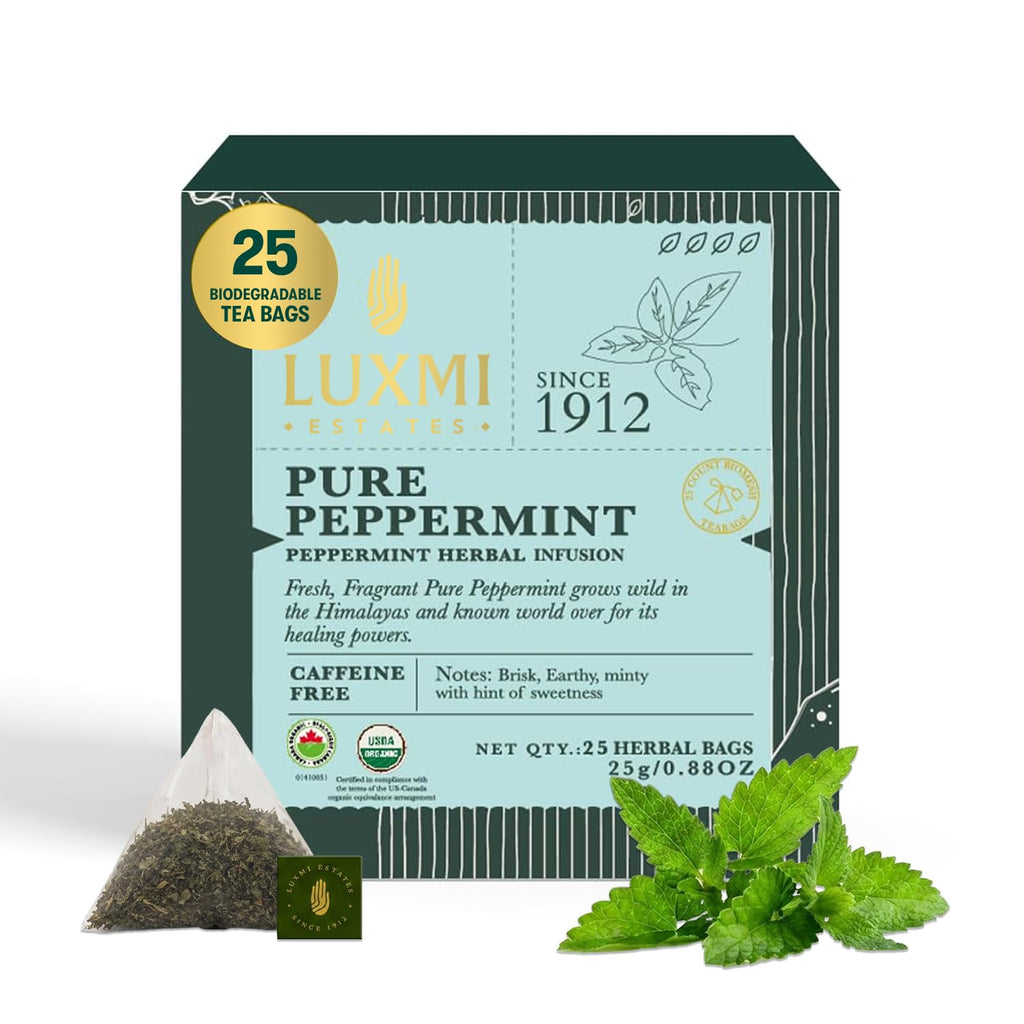 Luxmi Estates peppermint tea bags