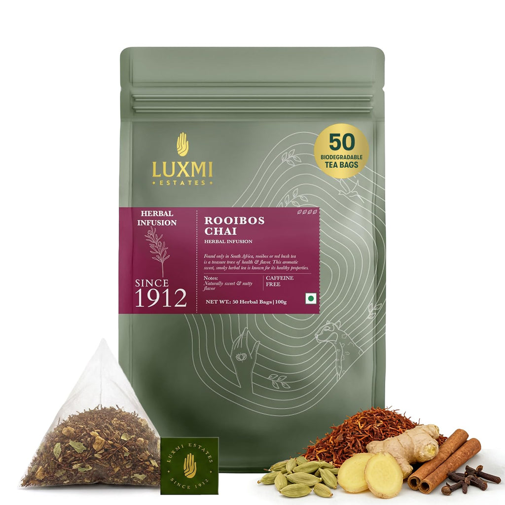Luxmi Estates rooibos chai herbal tea