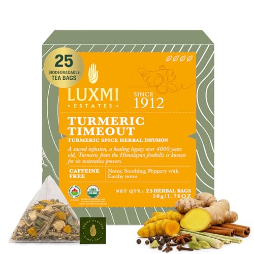 Luxmi Estates turmeric herbal tea bags