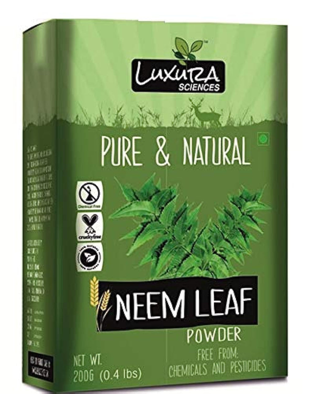 Luxura Sciences neem powder for hair