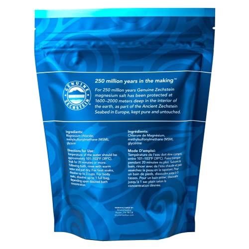 luxurious bath soak with magnesium
