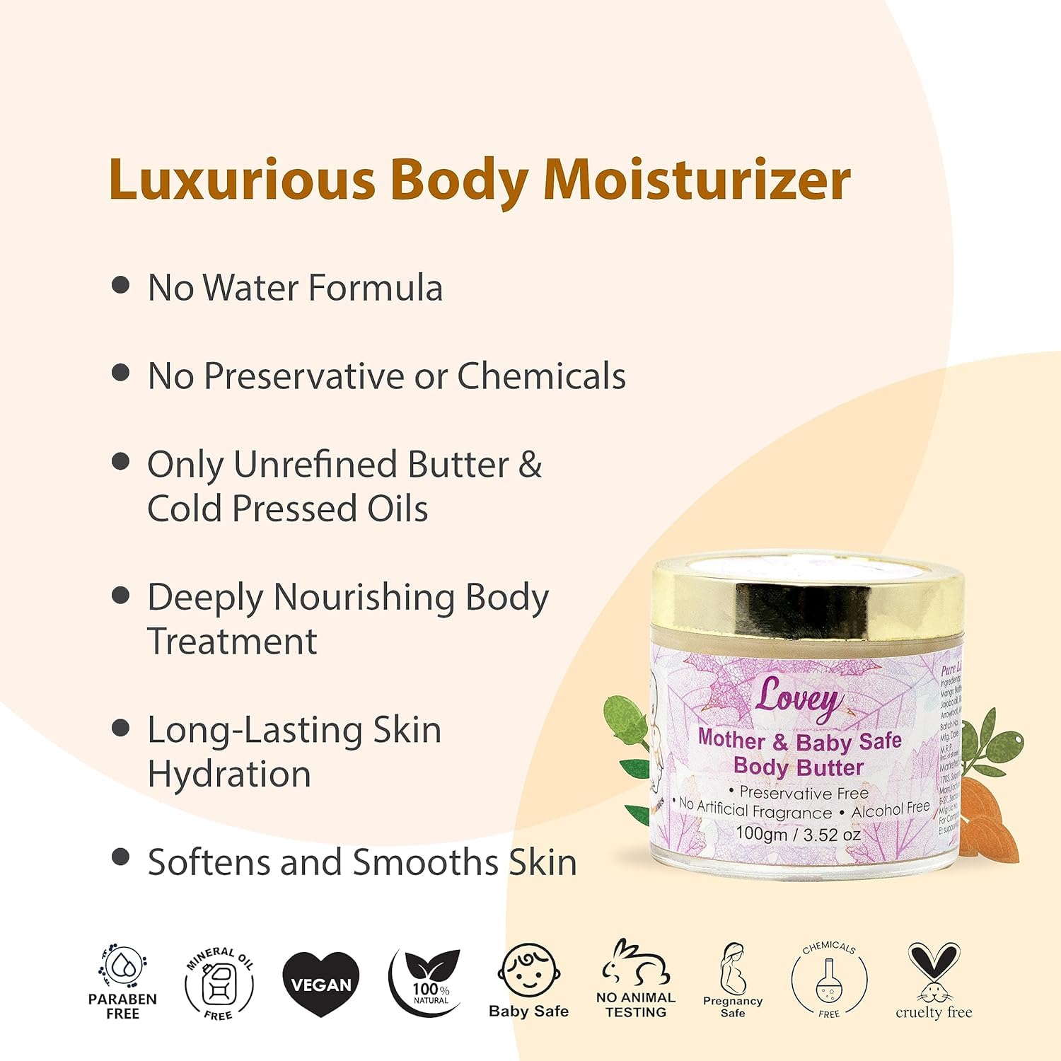luxurious body butter for skin nourishment