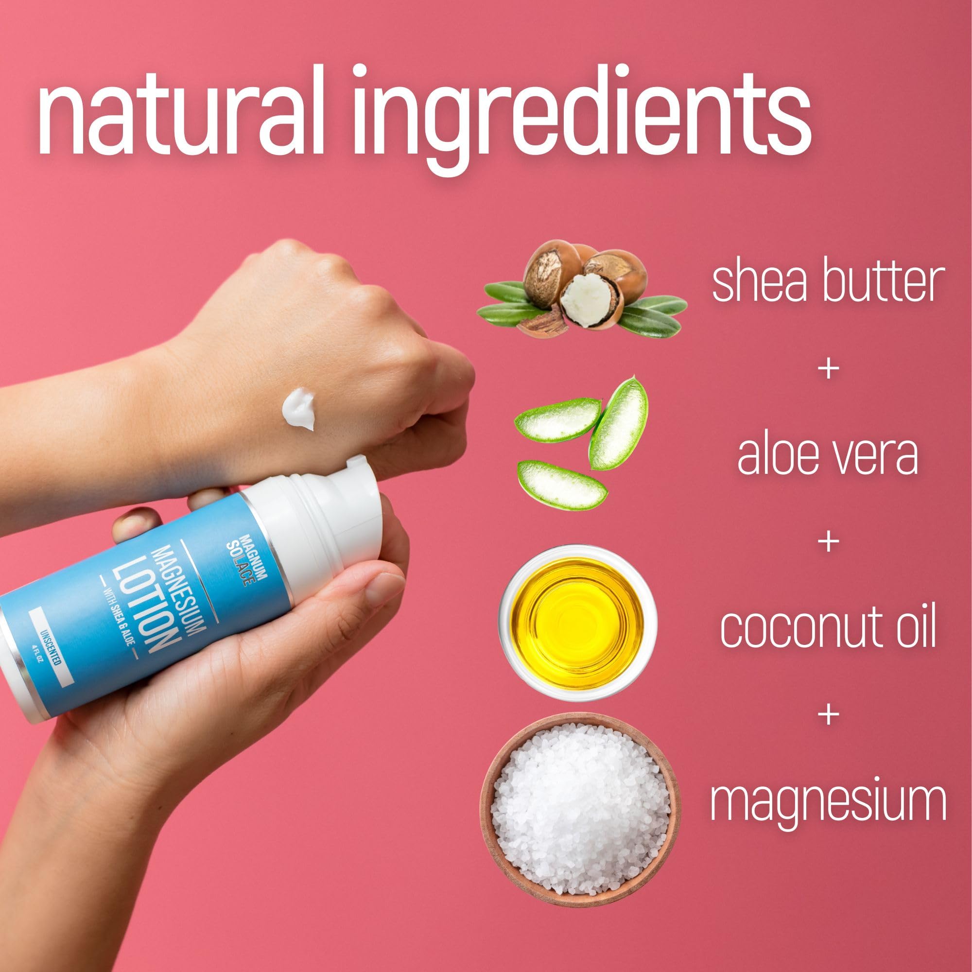 luxurious body lotion with magnesium