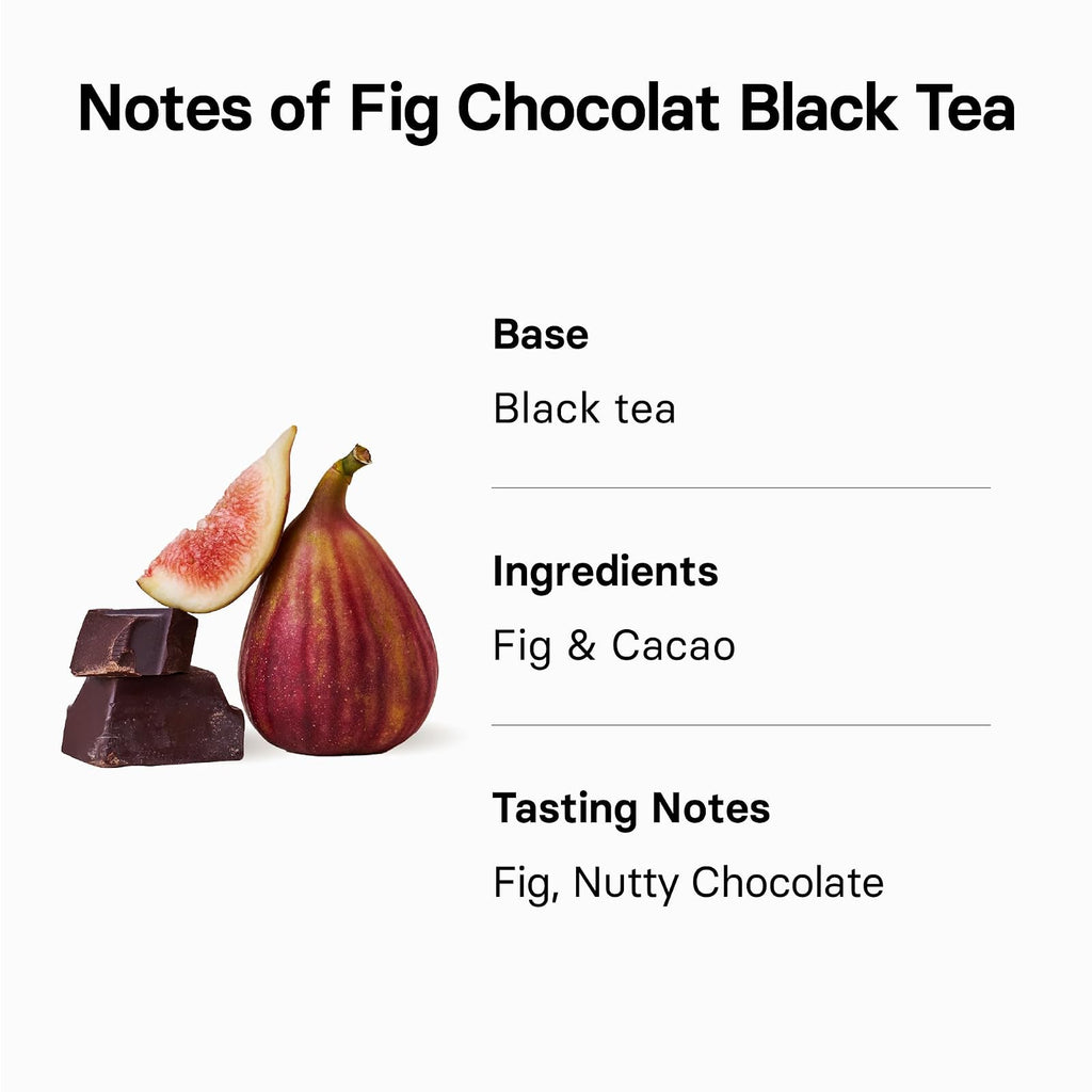 luxurious chocolate-infused black tea