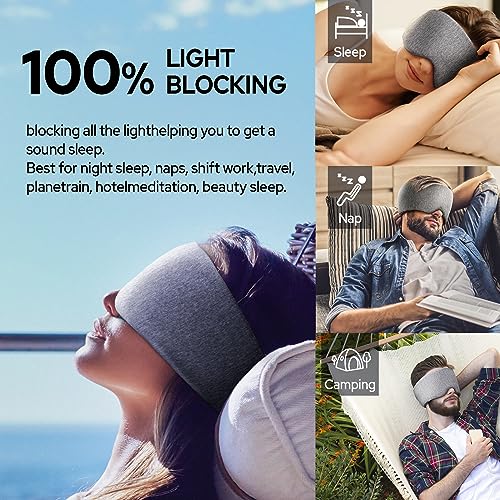 luxurious cotton eye mask for travel