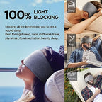 luxurious cotton eye mask for travel