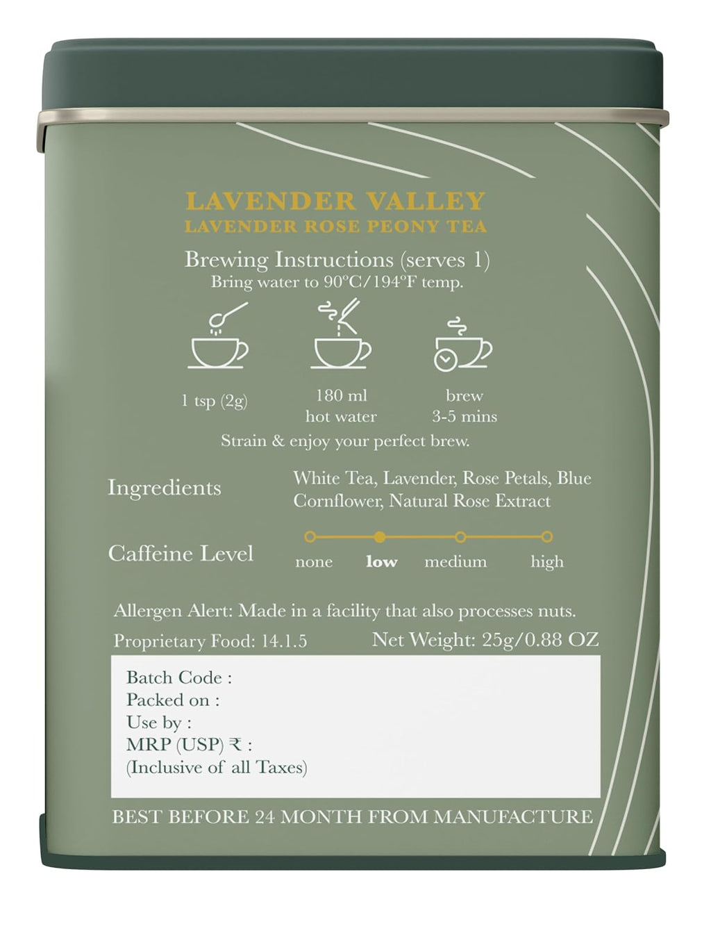 luxurious loose leaf lavender infusion