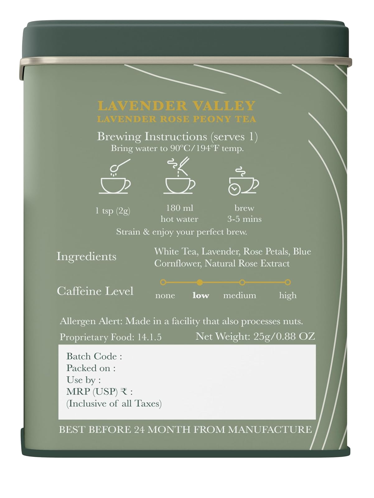luxurious loose leaf lavender infusion