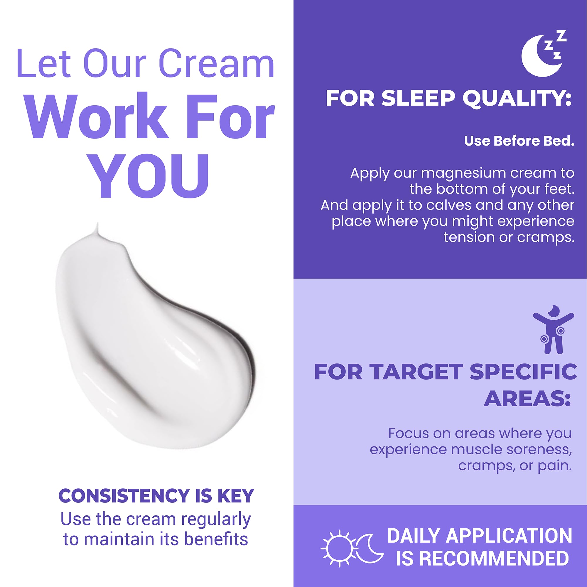 luxurious magnesium cream with lavender