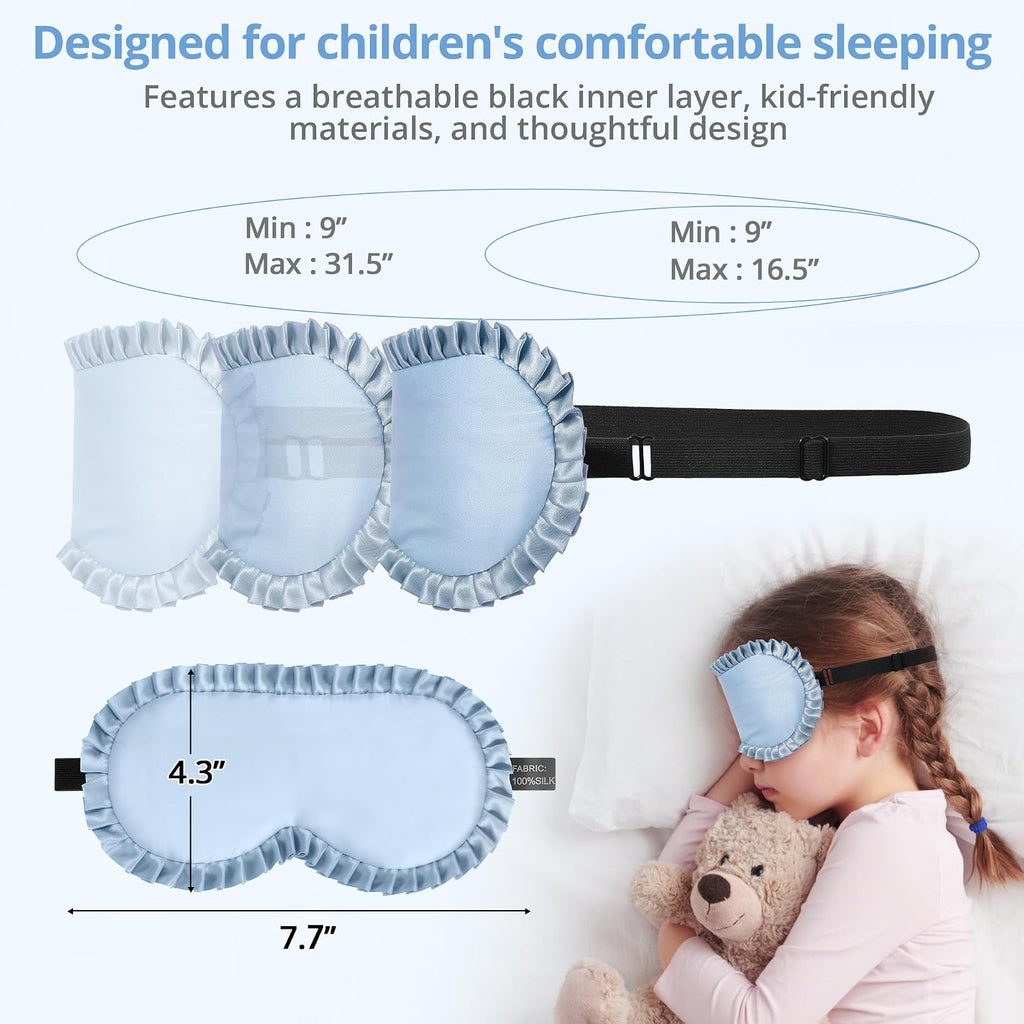 luxurious silk eye mask for kids