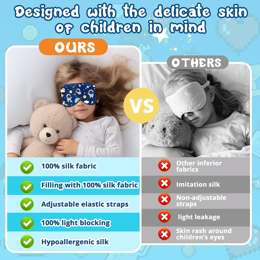 luxurious sleep mask for kids relaxation