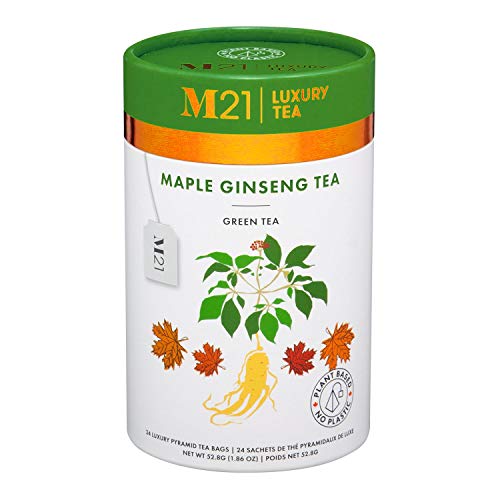 luxury maple green tea bags