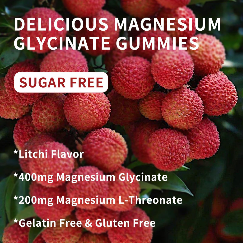 lychee flavored magnesium gummies