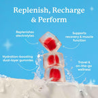 Lychee flavour electrolyte gummies for energy
