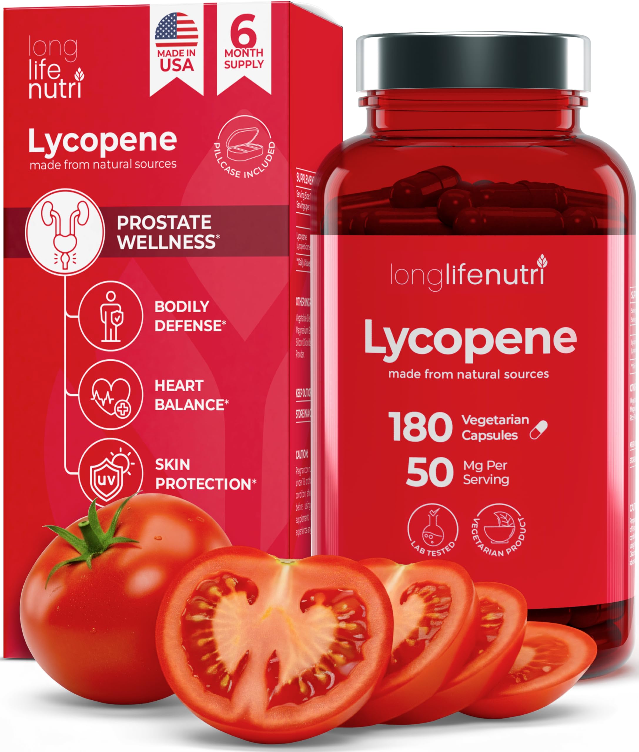 lycopene antioxidant support capsules