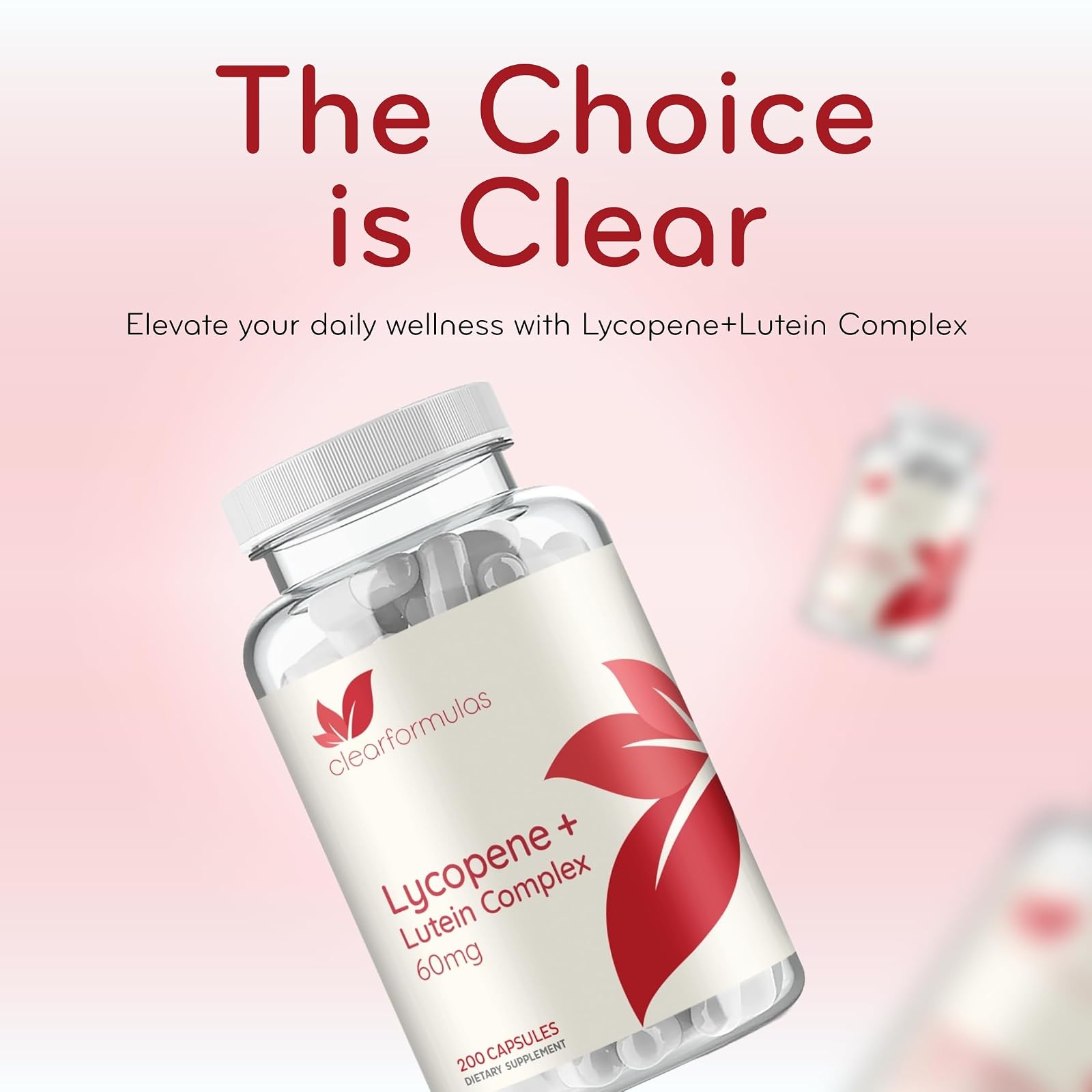 Lycopene capsules for overall wellness