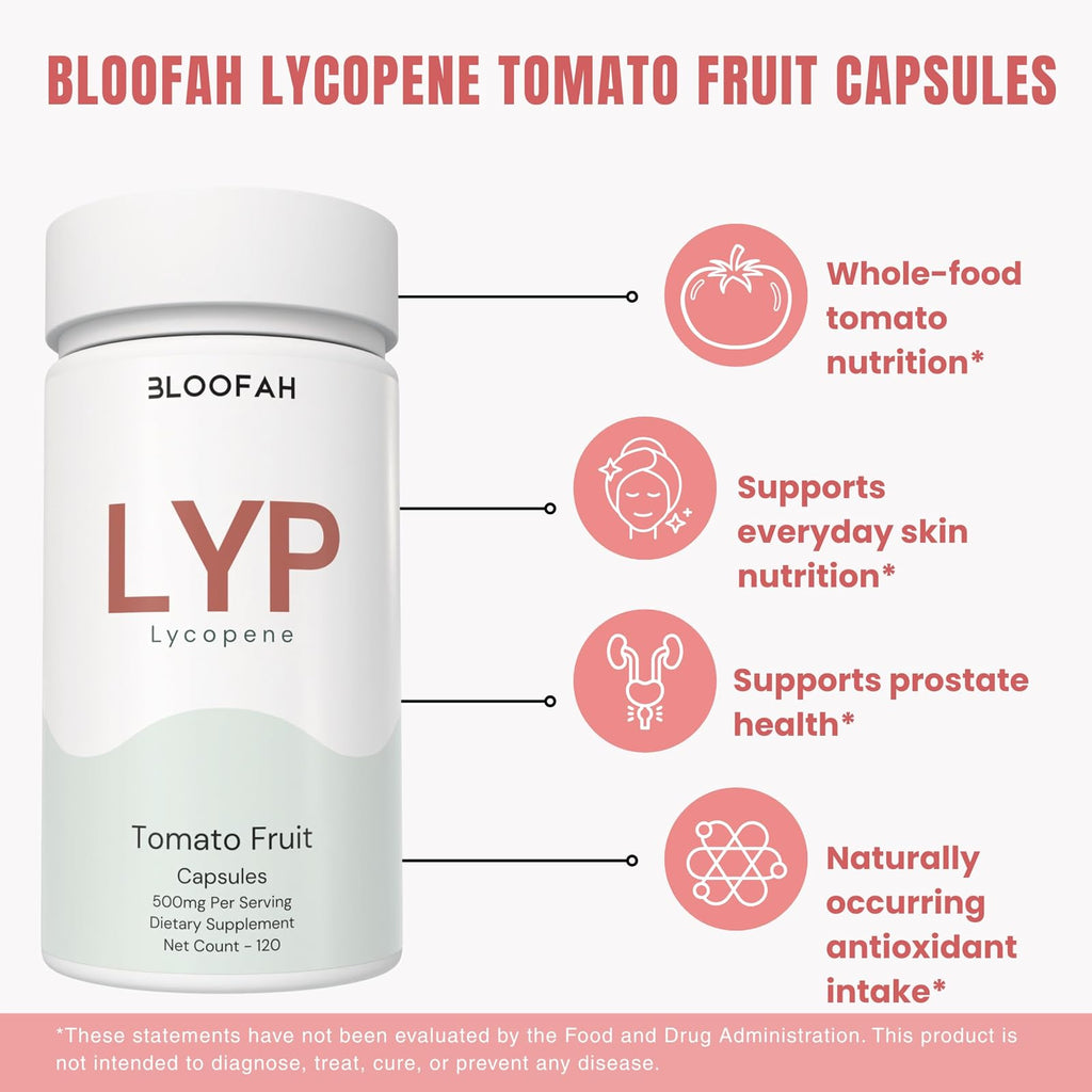 Lycopene capsules for skin support