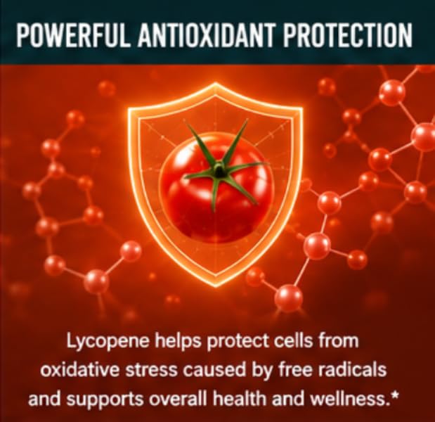 Lycopene capsules support skin wellness