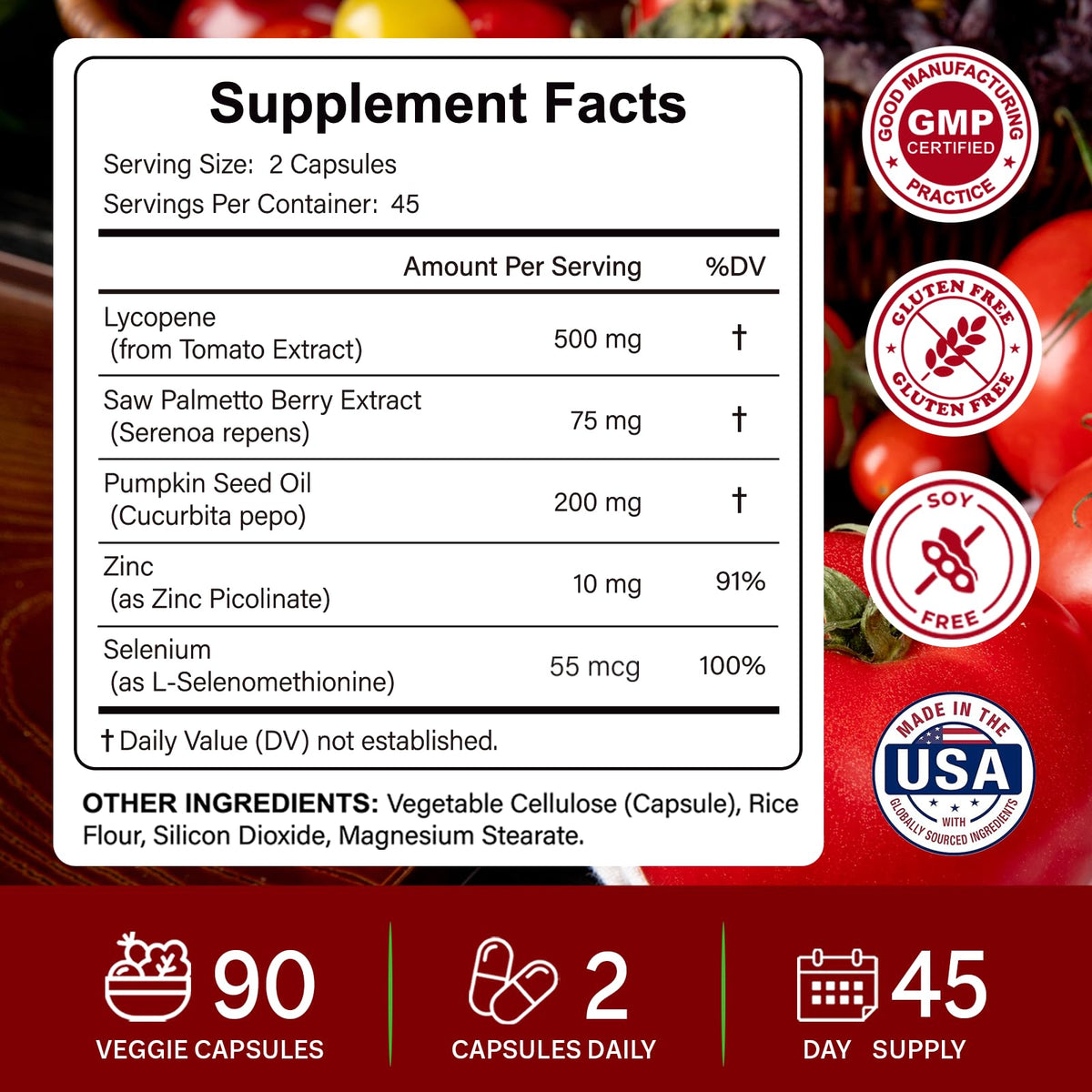 Lycopene for skin protection and beauty