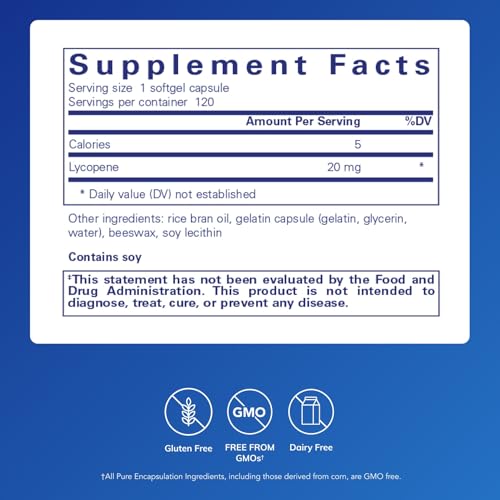 Lycopene softgel capsules for heart health