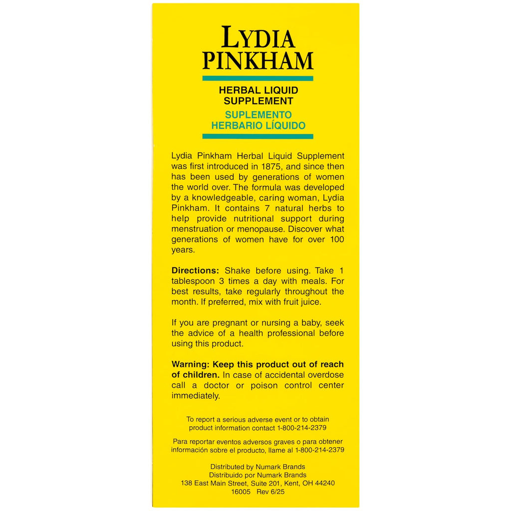 Lydia Pinkham herbal formula for women