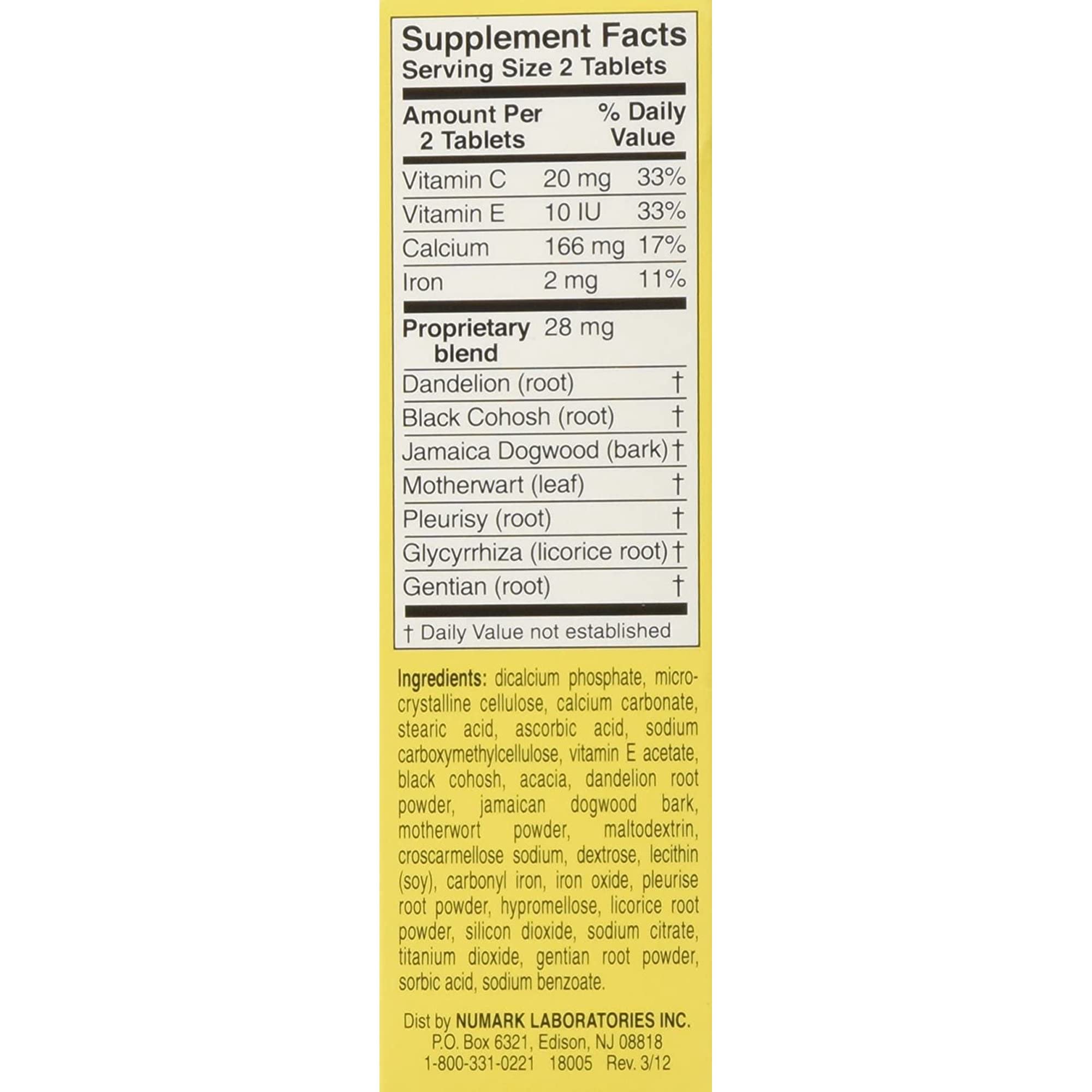 Lydia Pinkham Tablets for daily wellness