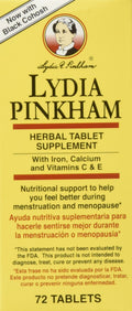 Lydia Pinkham tablets for menstrual relief