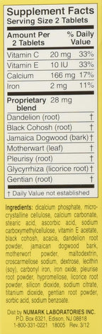 Lydia Pinkham vitamins for seniors