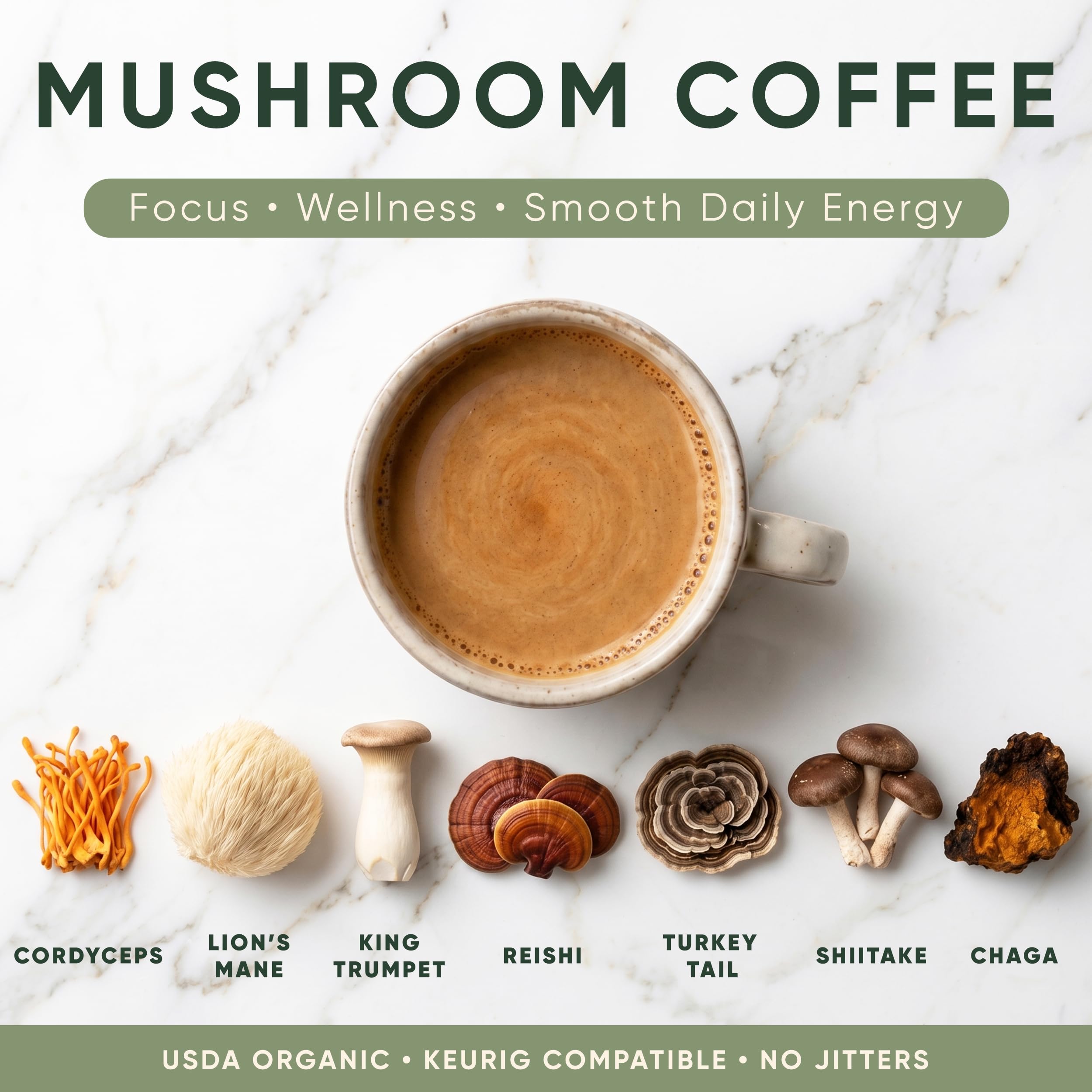 LYFE mushroom coffee with Lion's Mane