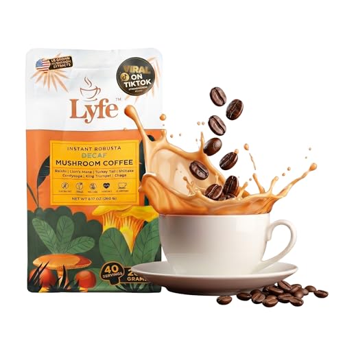 LYFE organic instant decaf coffee