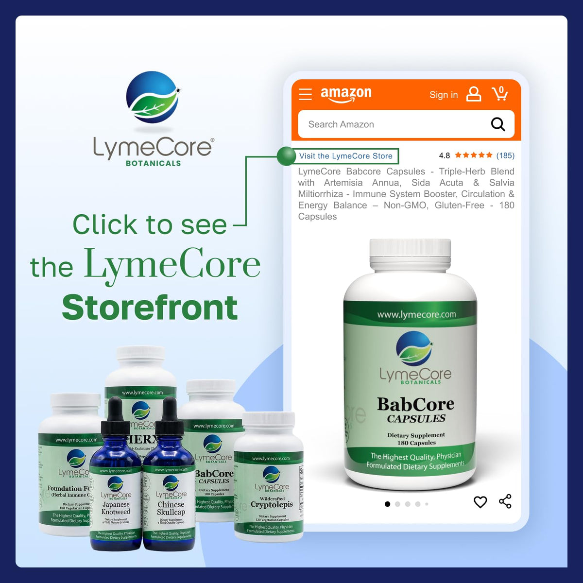 LymeCore herbal blend for vitality