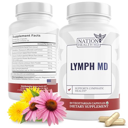 Lymph MD echinacea capsules for immunity