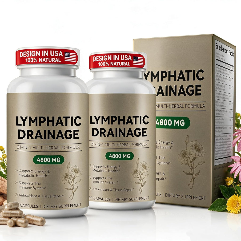 Lymphatic drainage capsules for detox
