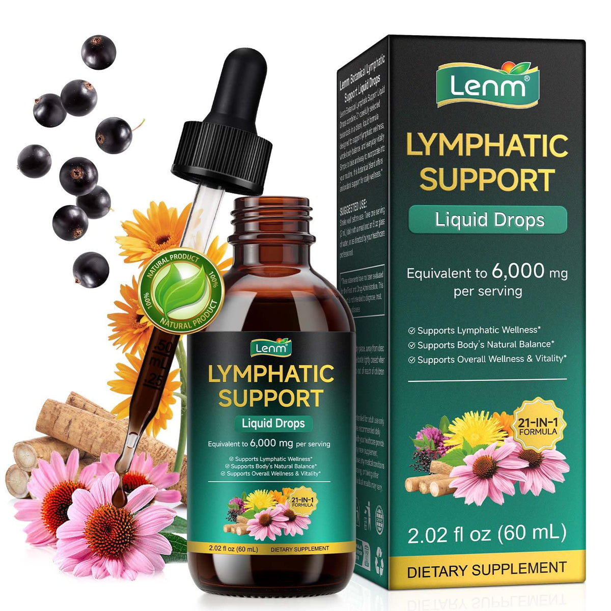 lymphatic drainage drops for detox