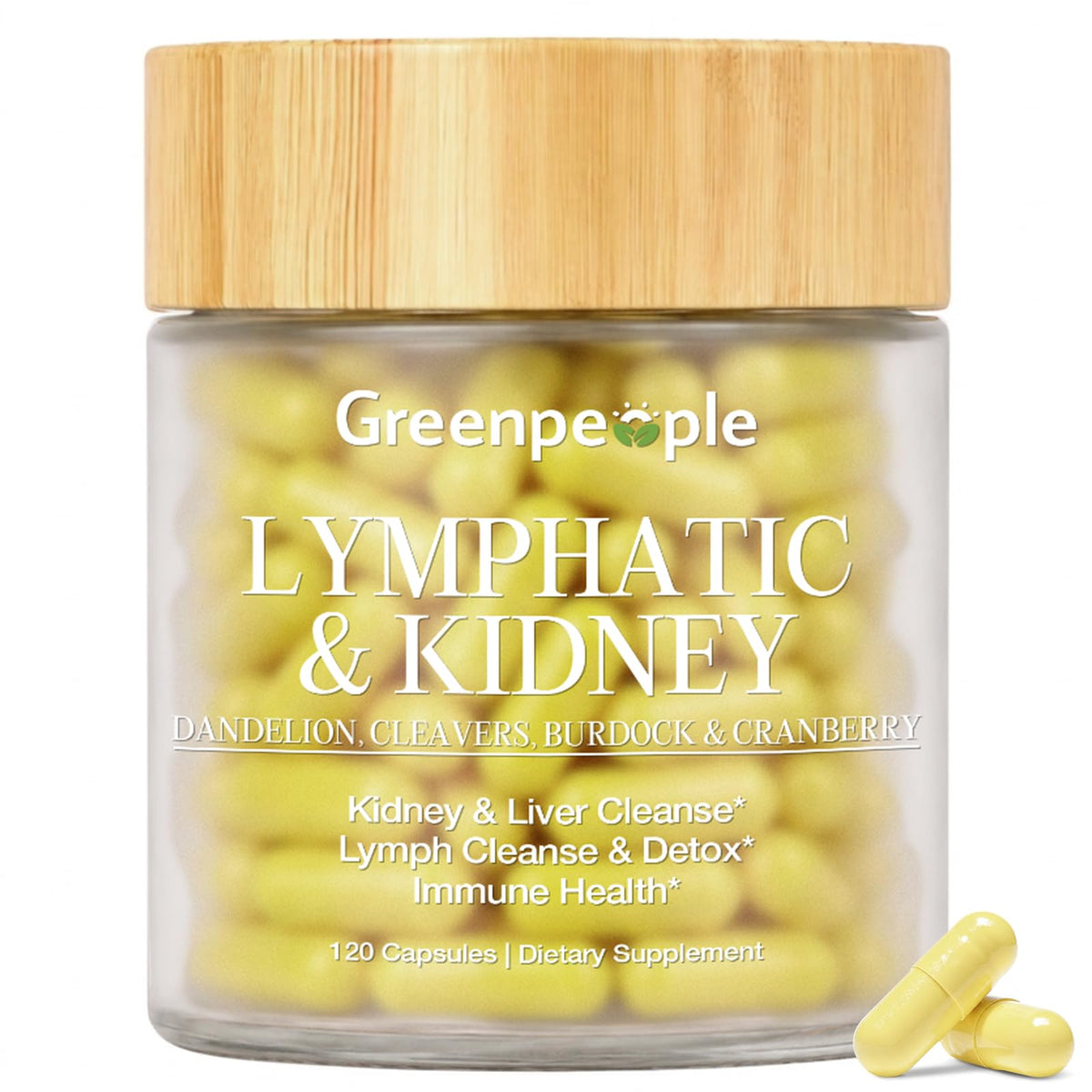 Lymphatic drainage herbal capsules