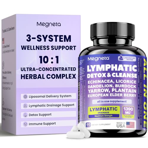 Lymphatic drainage herbal capsules