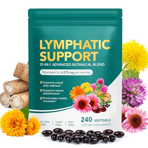 Lymphatic drainage herbal capsules