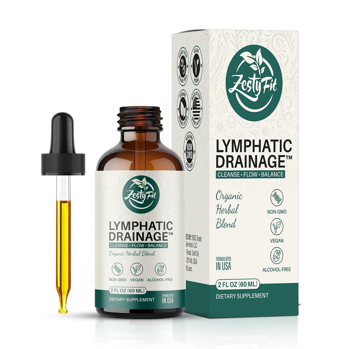 Lymphatic drainage herbal drops