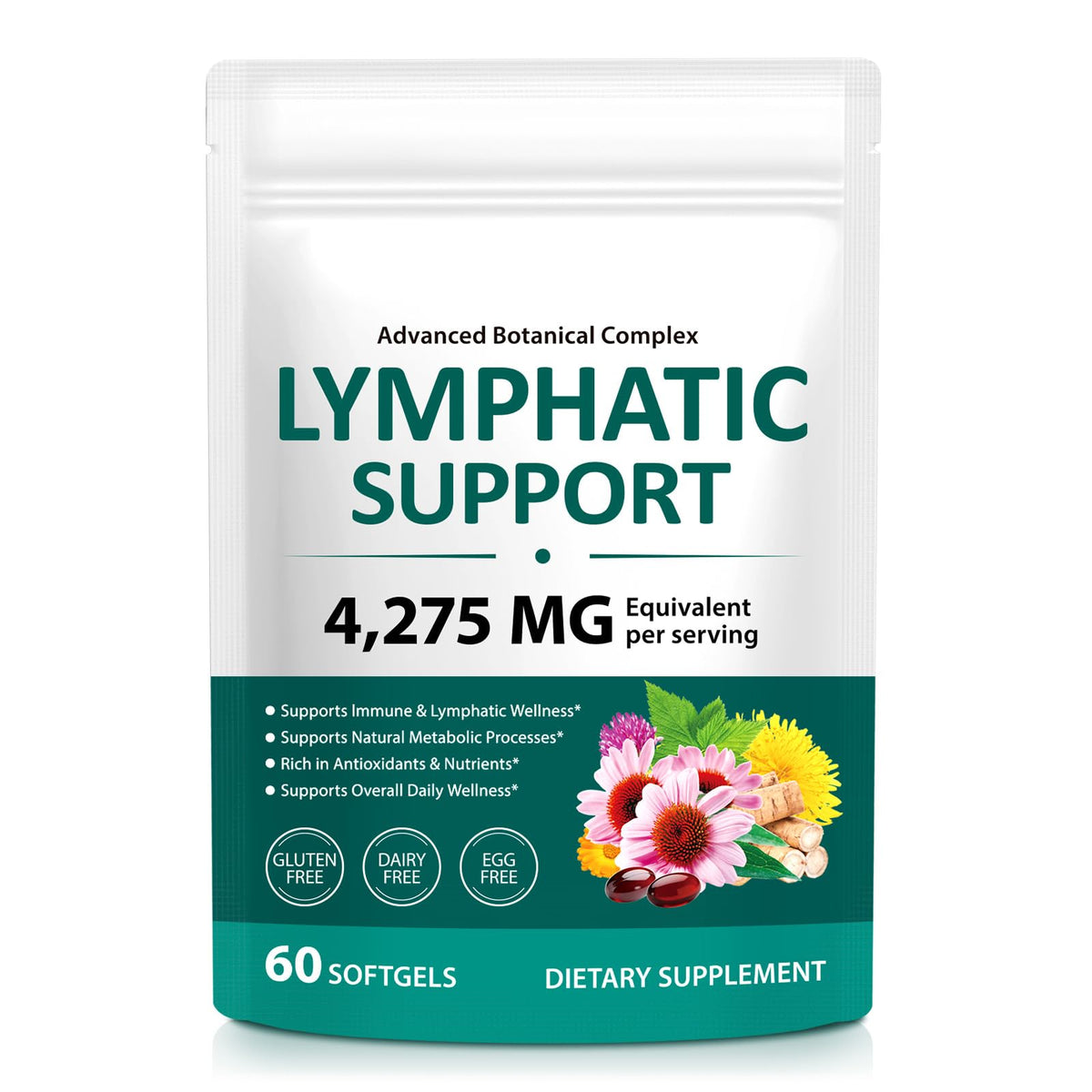 Lymphatic drainage herbal gummies