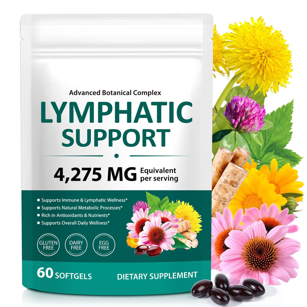 Lymphatic drainage herbal softgels