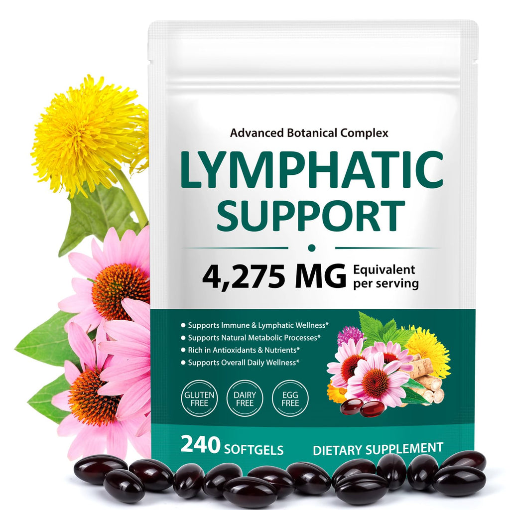 Lymphatic drainage herbal softgels