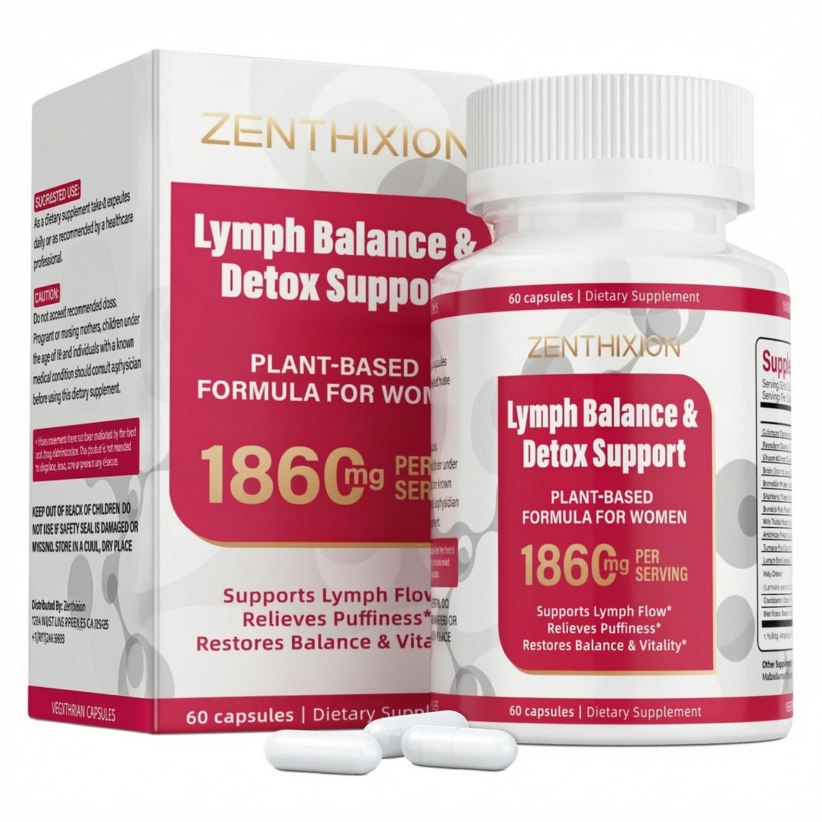 Lymphatic drainage herbal supplement