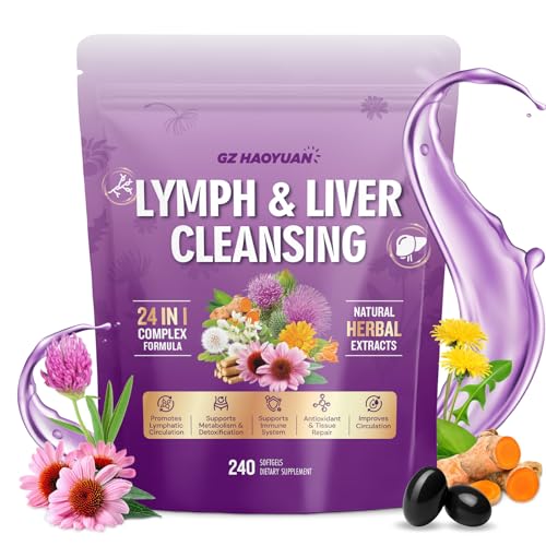 Lymphatic drainage supplement softgels
