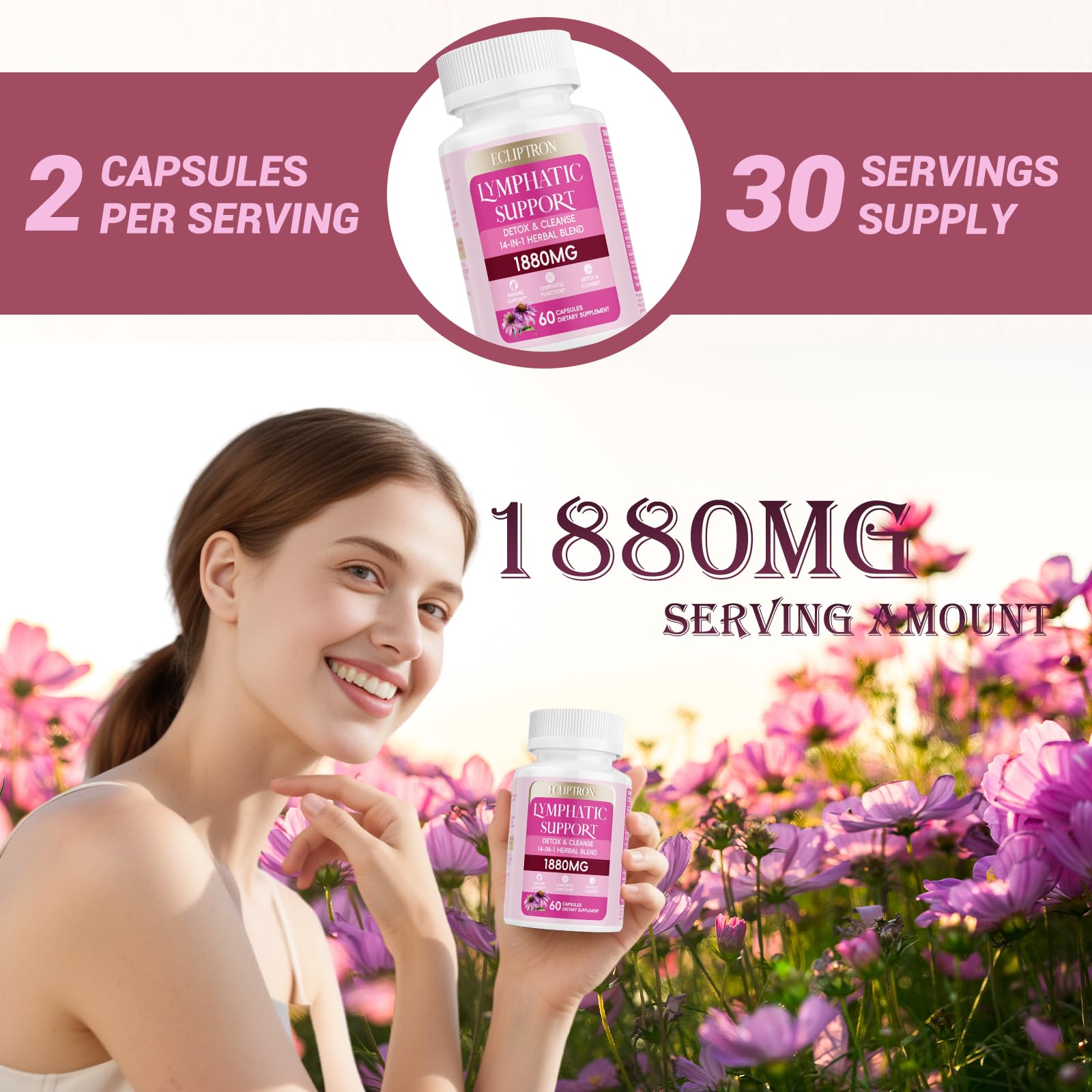 Lymphatic support with echinacea