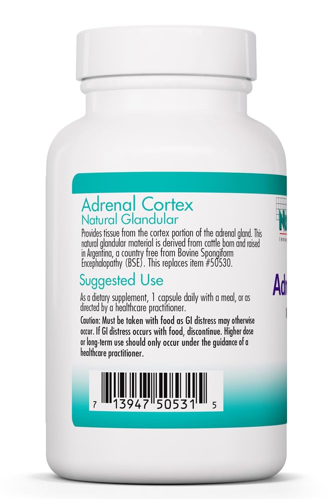 Lyophilized adrenal extracts for vitality