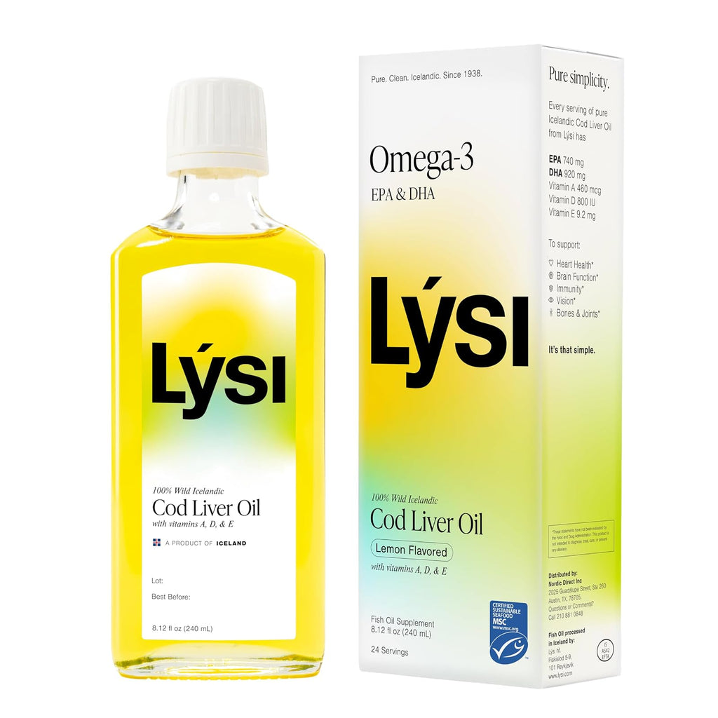 LYSI cod liver oil liquid