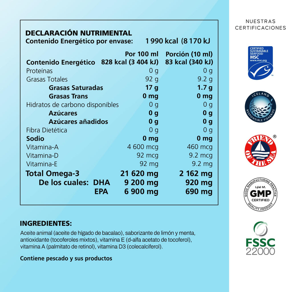 Lysi Omega 240ml health supplement